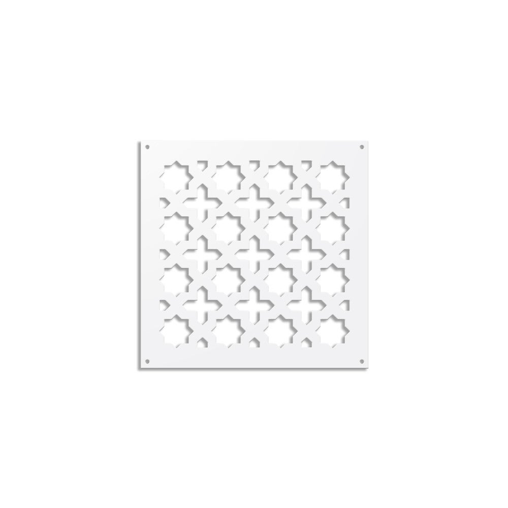 CROSS - Pannello In PVC Traforato - Parasole bianco 98x98 cm Spessore ...