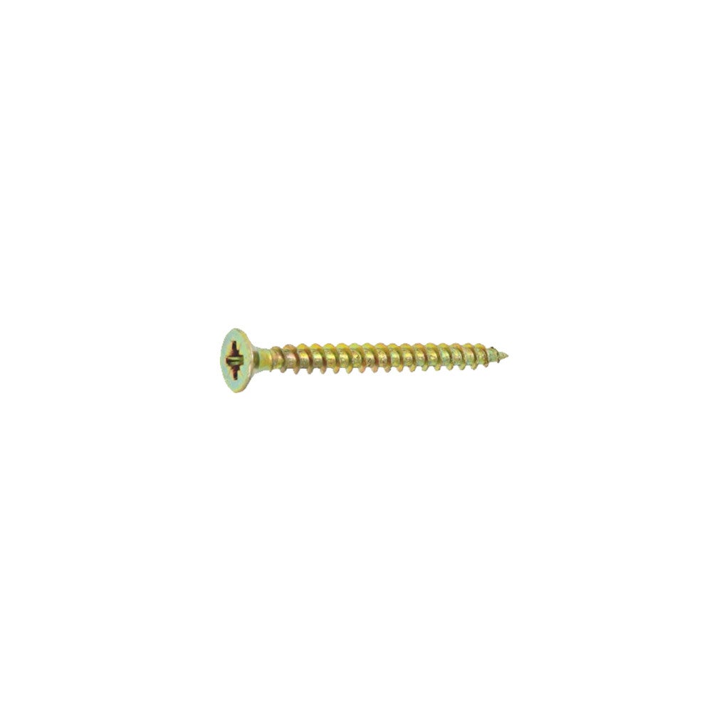 Vis à bois ULTIMA Pozidrive 3,5 x 50 mm zinc jaune boîte 500 | Leroy Merlin