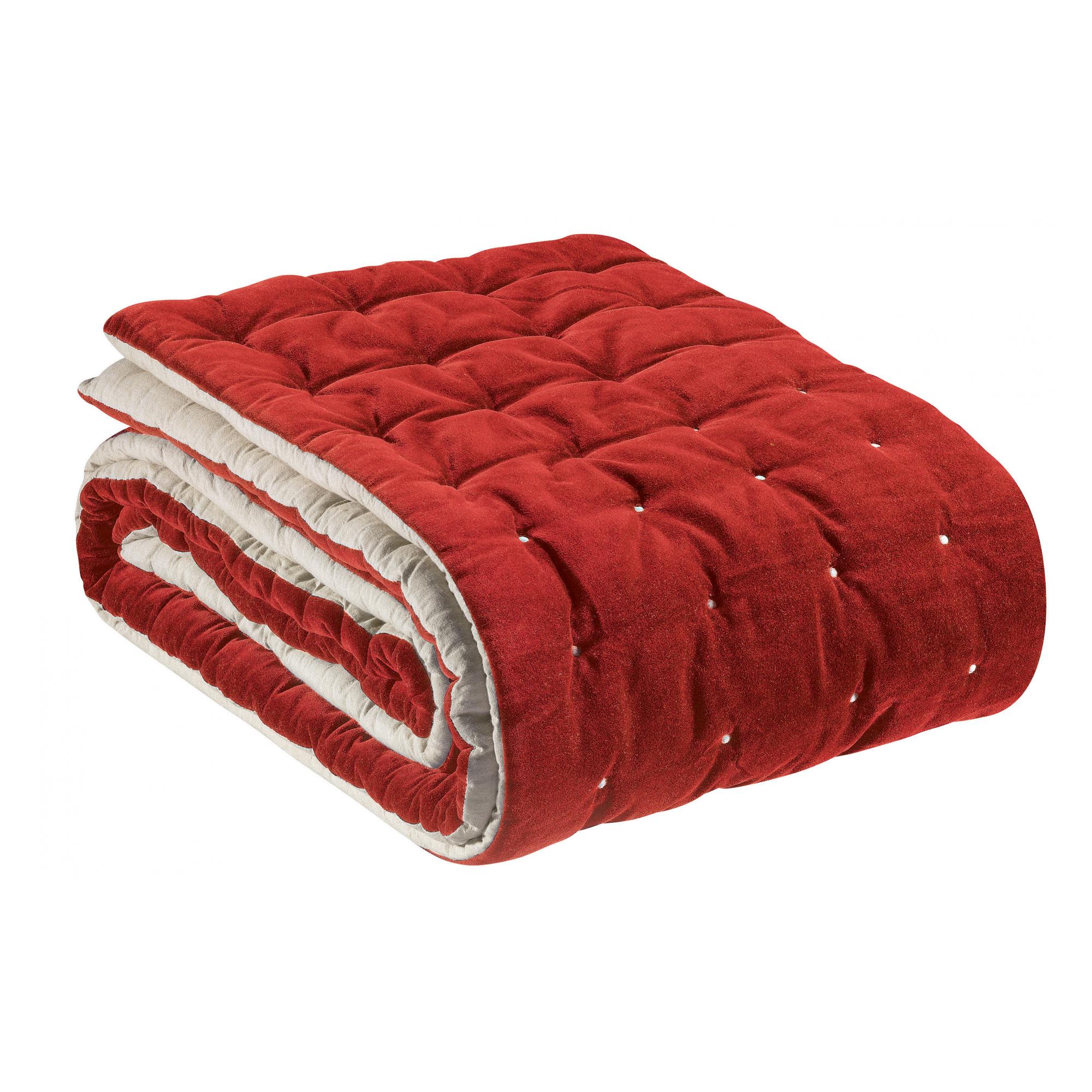 Elise Solid Bed Runner Currant 90 x 240 cm Currant 90 x 240 cm ...