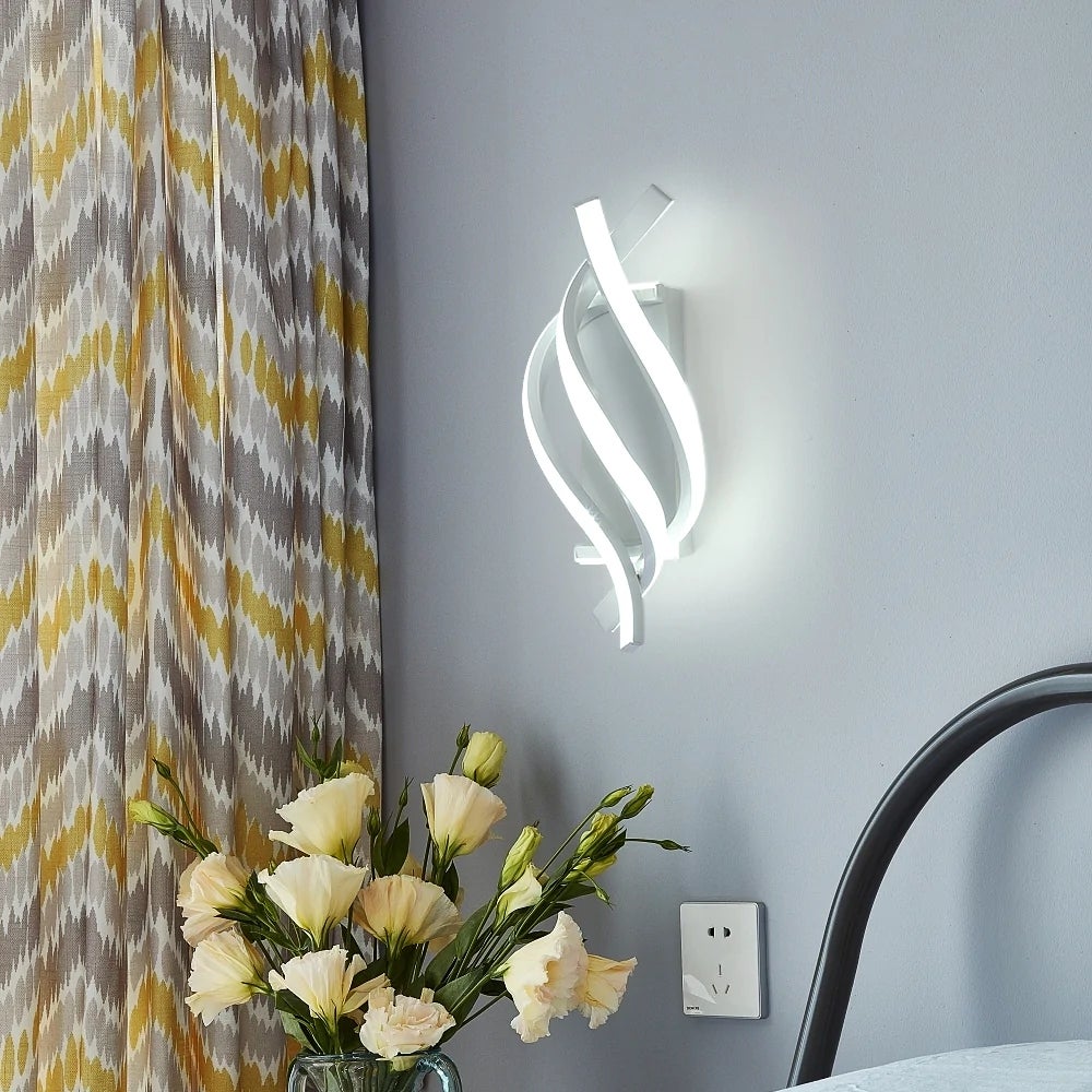 GOECO Luz de pared LED, lámpara de pared moderna de 18W | Leroy Merlin