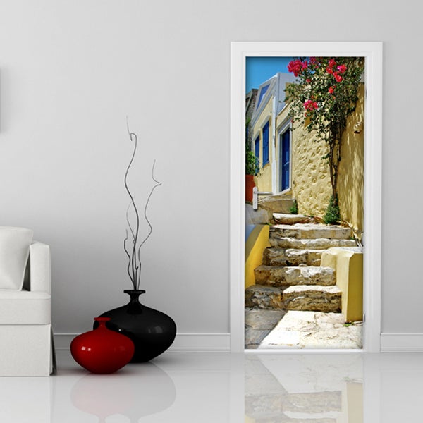 Sticker pour portes sans bulles et découpable - été 83x210cm | Leroy Merlin