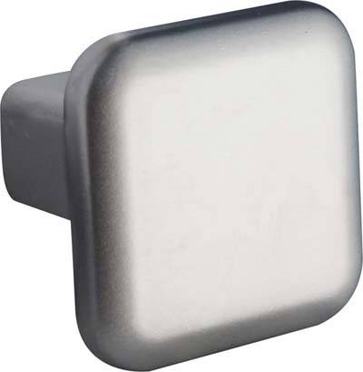 BOUTON CARRÉ ZAMAK 2303 METALSTYLE CHROME MAT MM 20X20 | Leroy Merlin