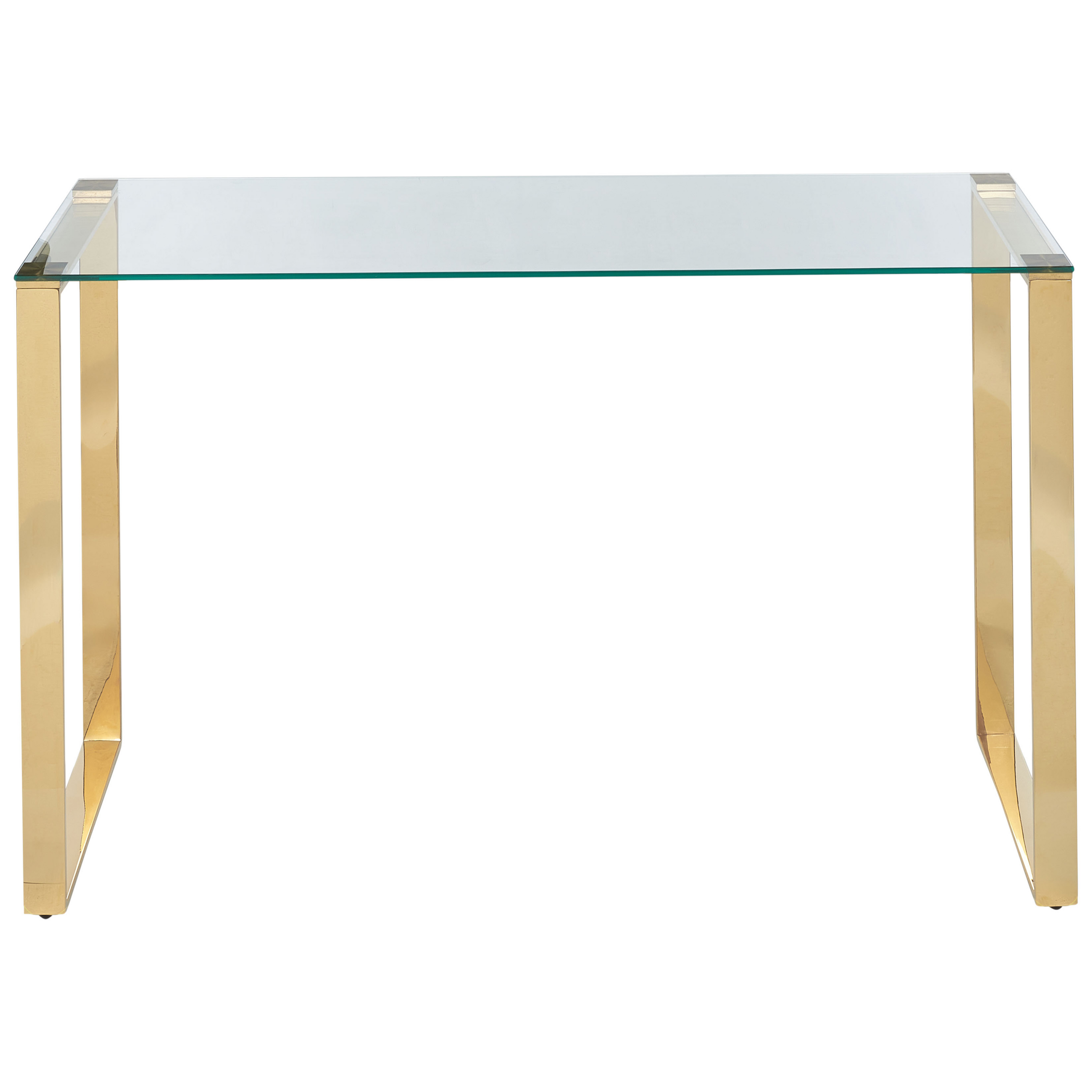 Beliani Console dorée TILON | Leroy Merlin