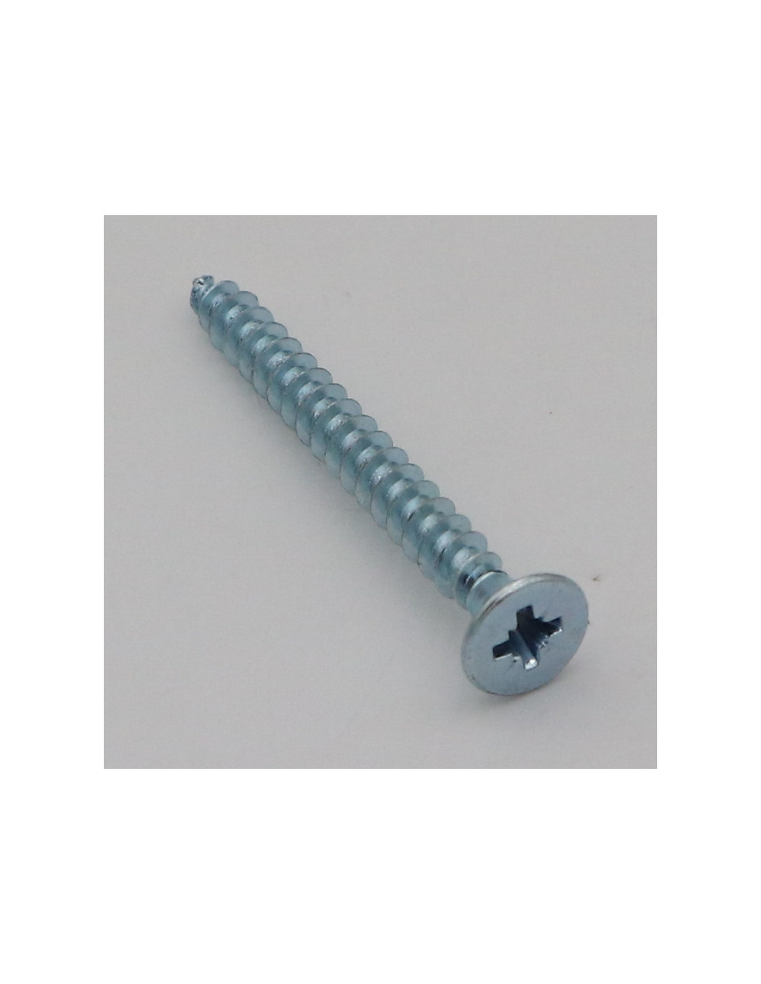 VBA Vis bois agglo Tête fraisée TF Pozi N°2 5X50 Filetage total Acier ...