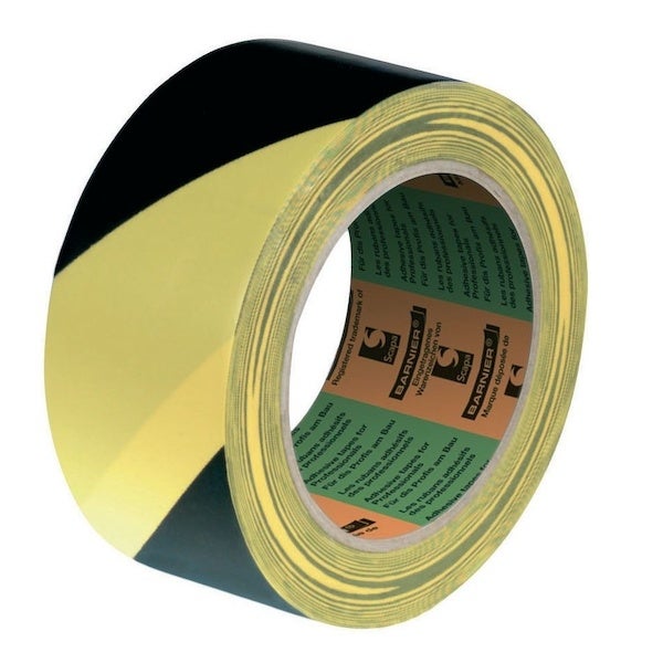 Ruban adhésif de signalisation et sécurité 2724 - 33 m x 50 mm - jaune ...