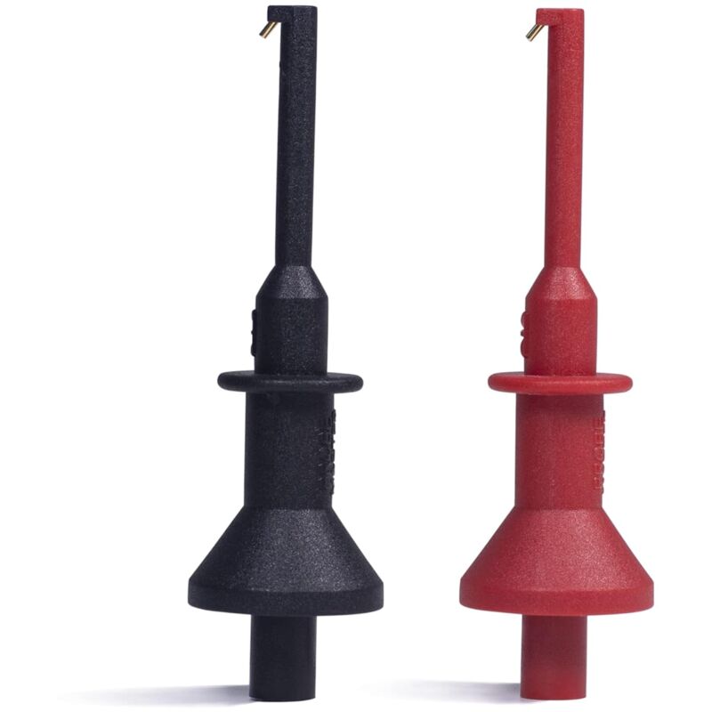 Test Hooks Clips, Multimeter Test Lead Kit Mini Test Hook Clip for 2mm ...