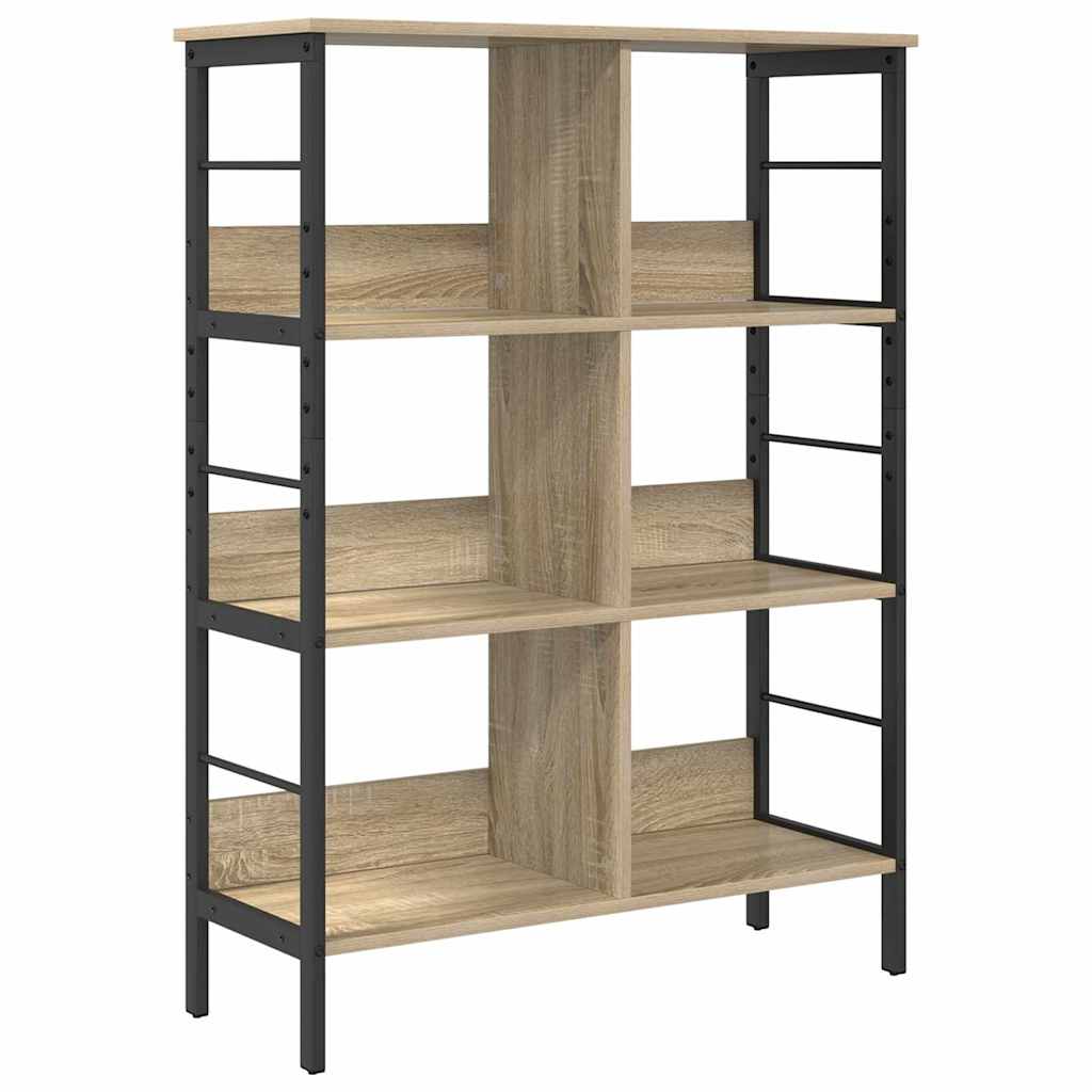 Librería | Estante de libros | Estantería para libros Roble Sonoma 82 x ...