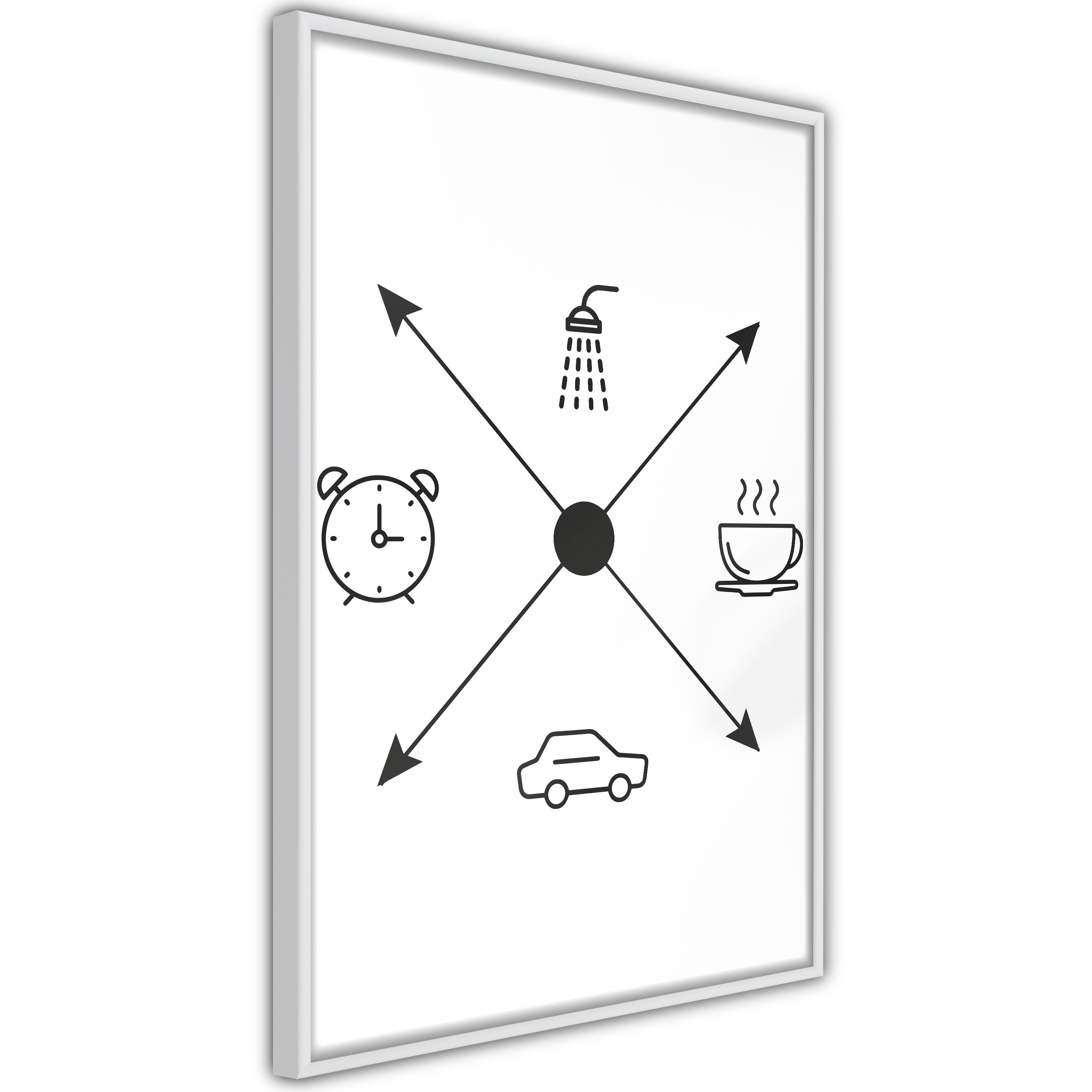 Poster et affiche - Morning Routine 30x45 cm | Leroy Merlin