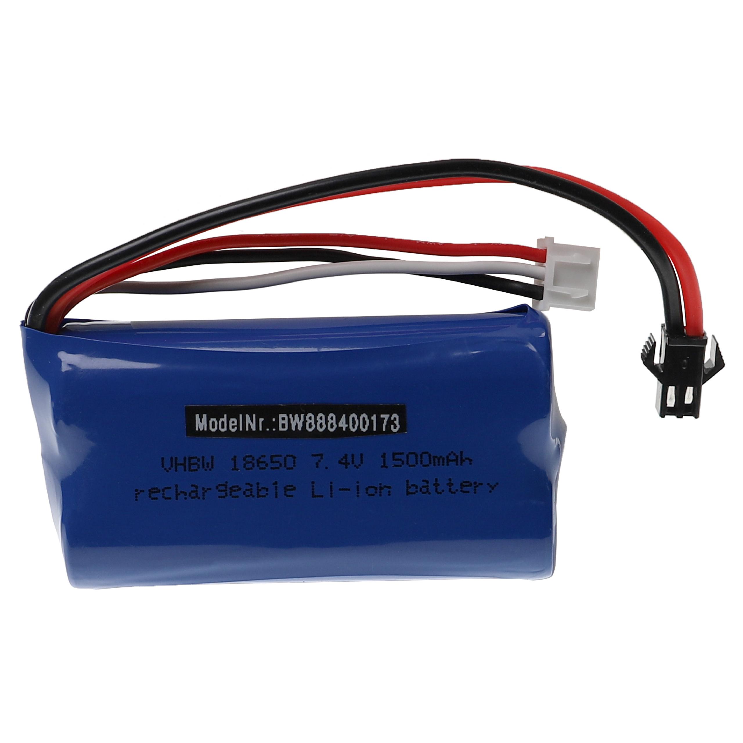 Vhbw Batería recargable compatible con UDI U12A modelismo (1500mAh, 7 ...