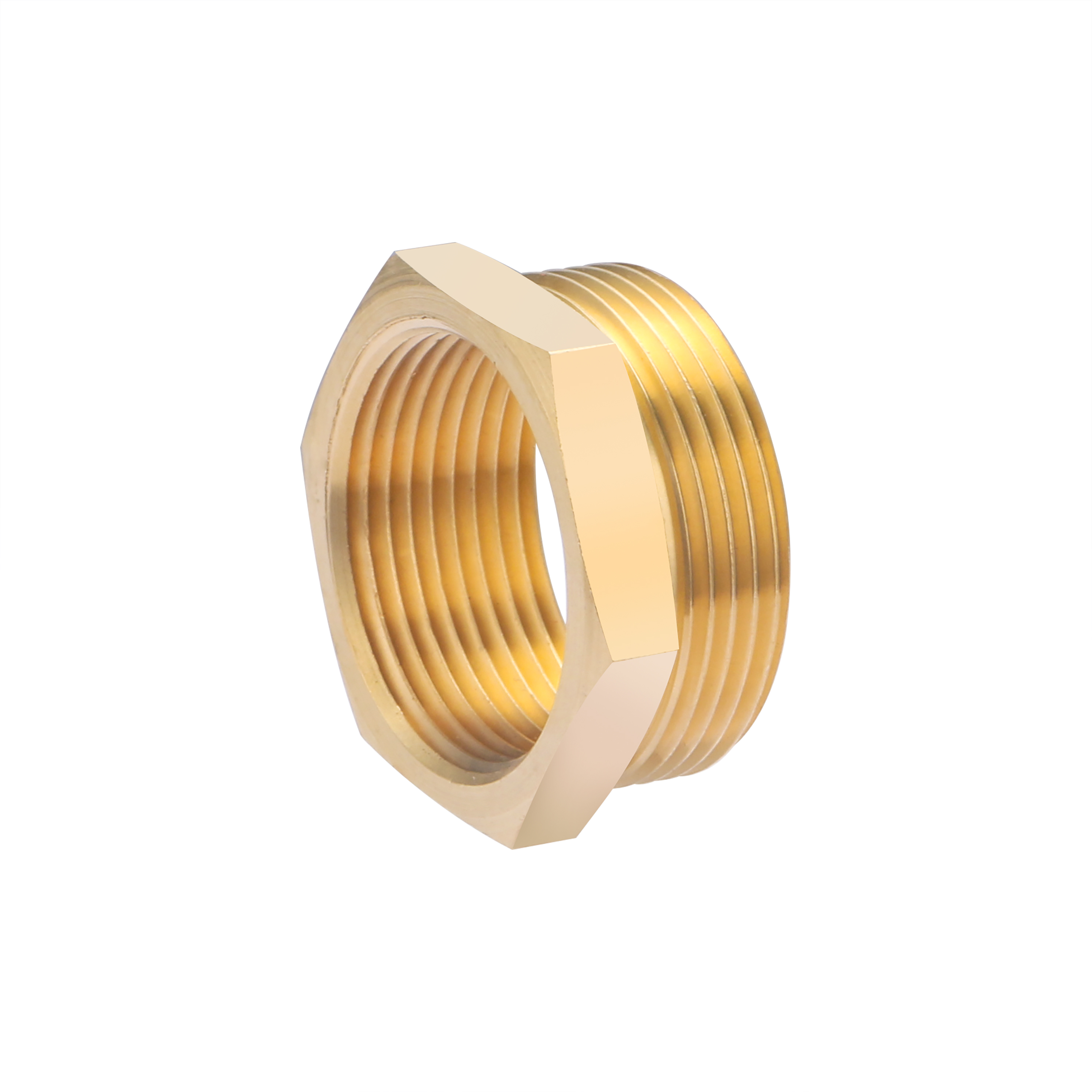 Conector roscado macho (1' 1/2) - Hembra (1' 1/4) de 6 lados exterior ...