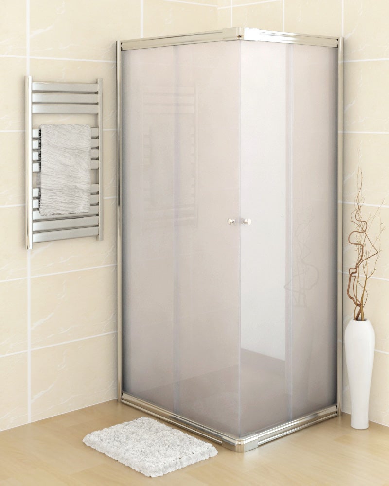 MUR FIXE EN CRISTAL SATINÉ MM.6 MM.84/90 CM | Leroy Merlin