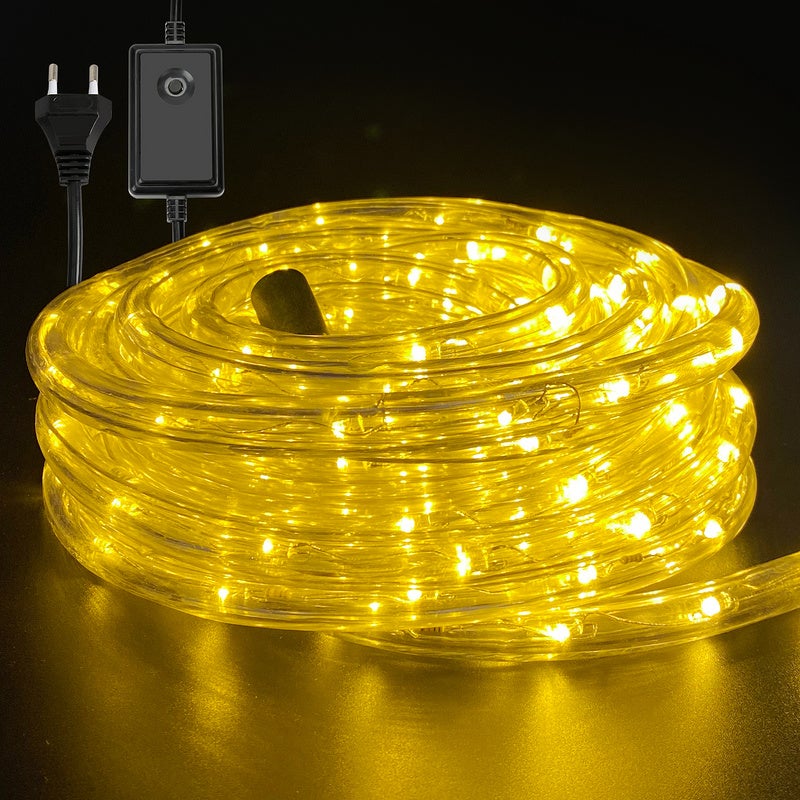 50m - Blanc Chaud - Bande Lumineuse En Forme De Tube, Imperméable Ip44 ...