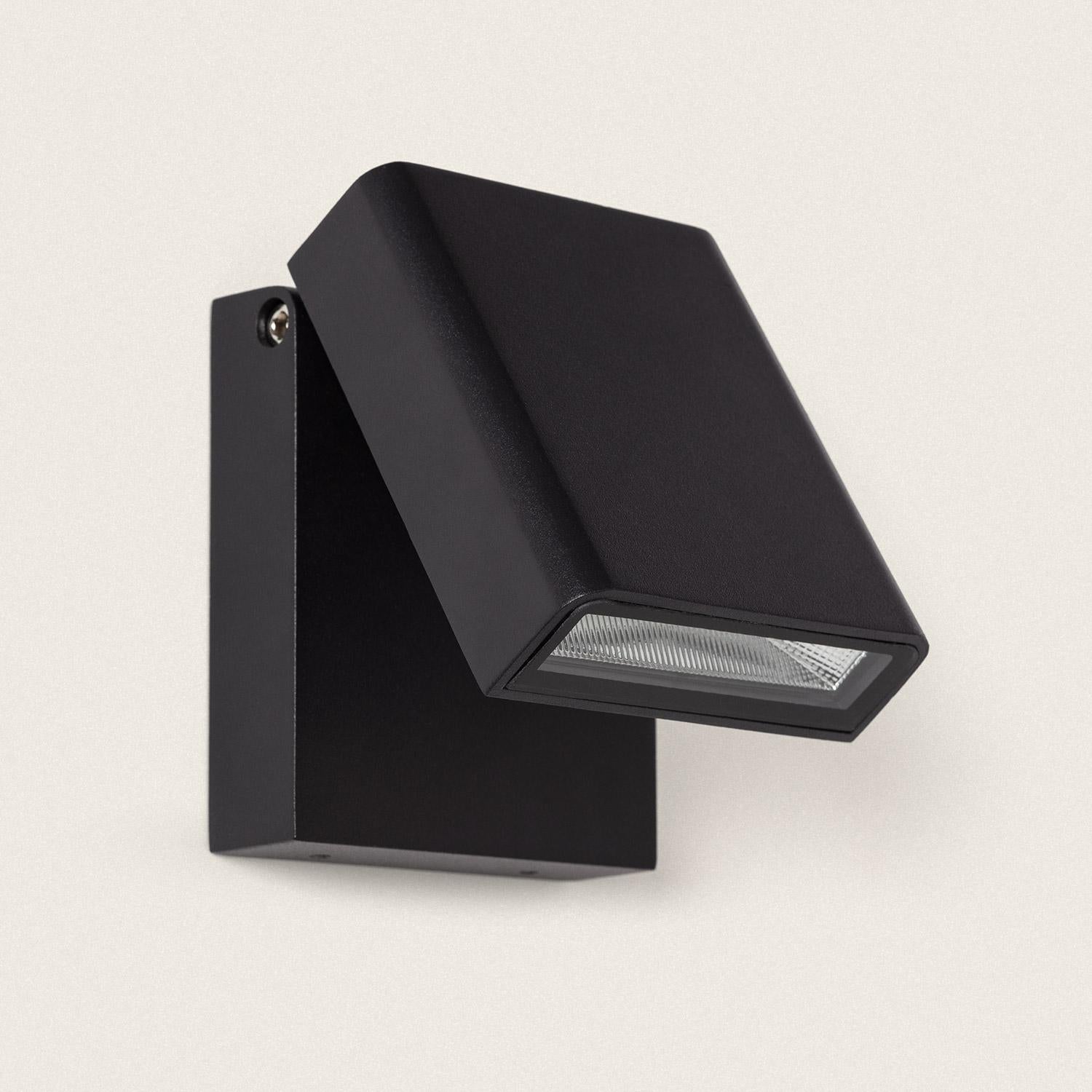 Aplique de Pared Exterior LED 6W Aluminio Mully, Negro, Aluminio, IP44 ...