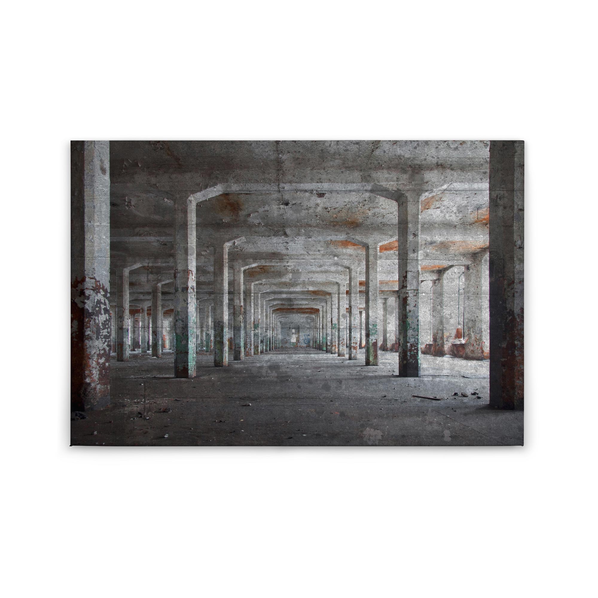 Tableau maison architecture M1-No.50024 Tableau entrepôt gris Tableau ...