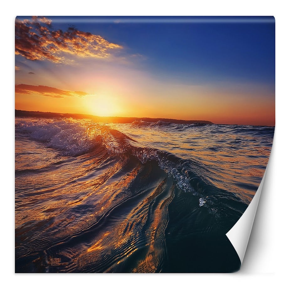 Papier peint, Vague de mer 150x150 | Leroy Merlin