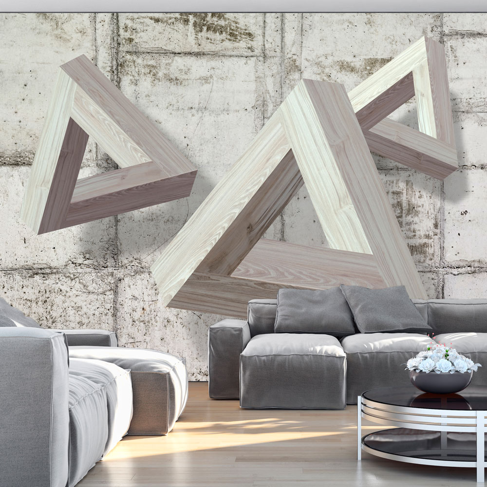 Papier peint - Grey Trio - 350x245 | Leroy Merlin