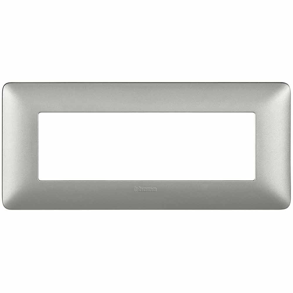 BTicino AM4806MSL Matrice | plaque d'argent 6 modules | Leroy Merlin