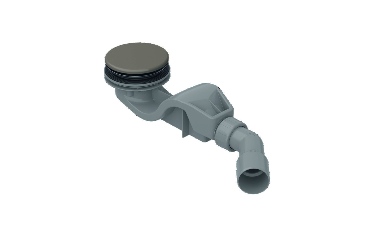 Garniture d'écoulement BetteSolid 50, latéral, débit d'écoulement 0,6 l ...
