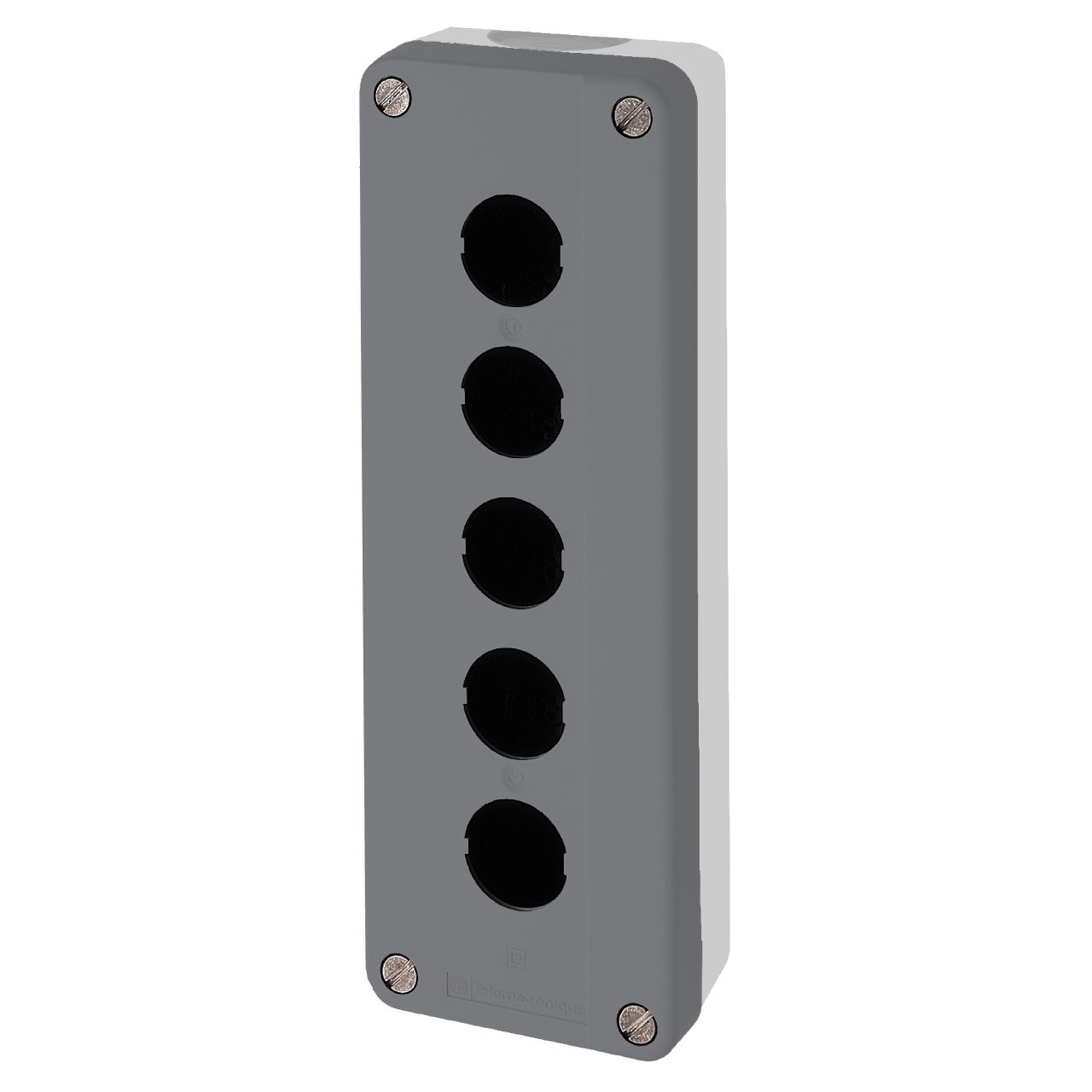 Boîte à boutons vide - harmony xald - pour xb5 - 5 trous - gris ...