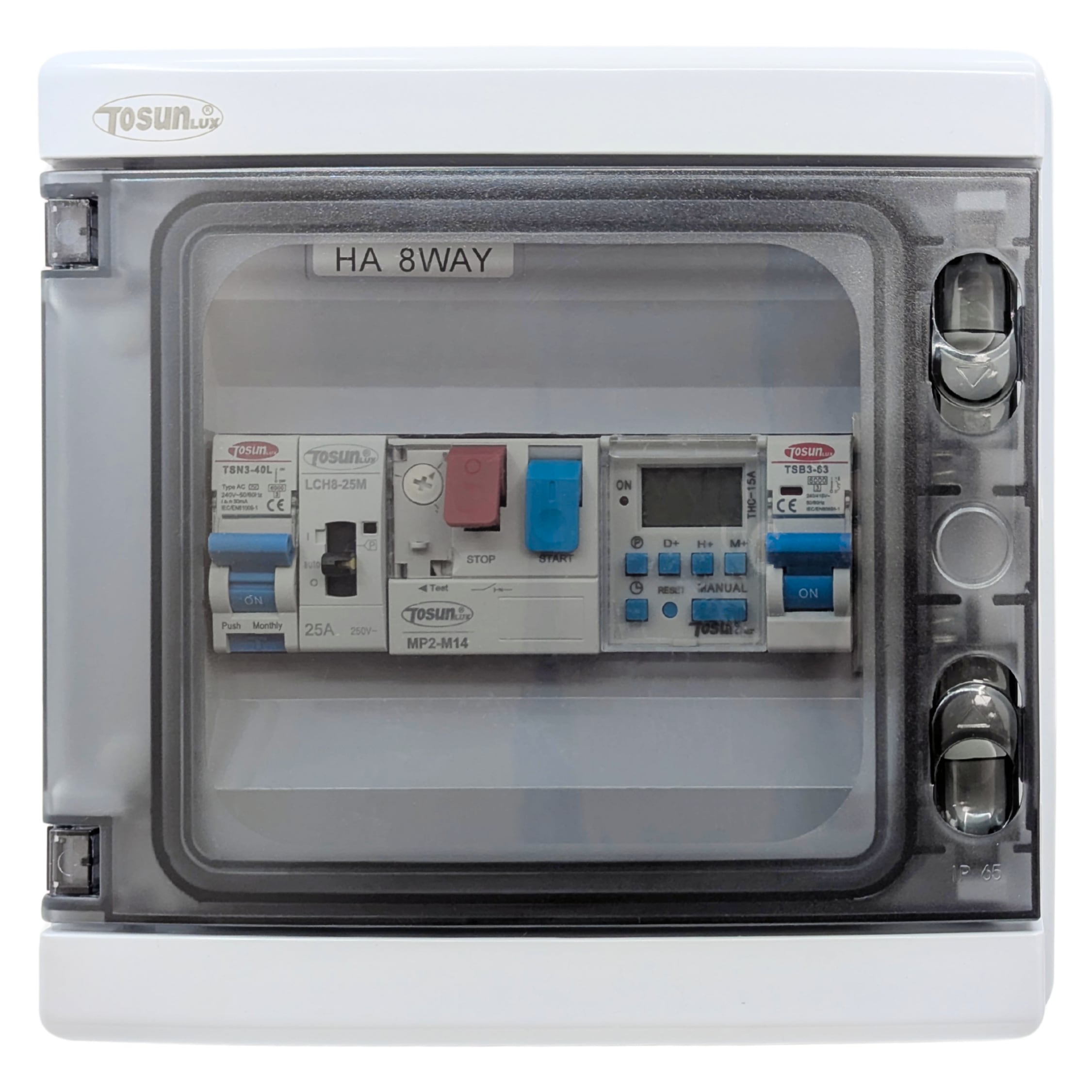 Tosun Cuadro eléctrico equipado para piscina IP65 con guardamotor 2CV ...