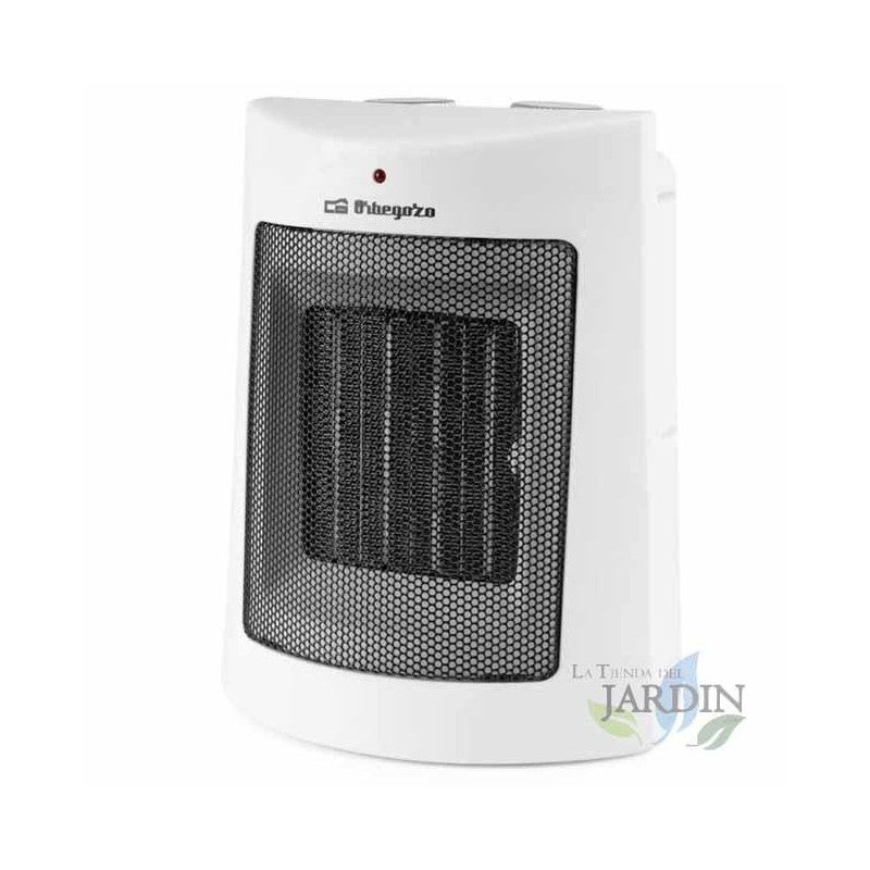 Calefactor de cerámica Orbegozo 750-1500W, Temporizador, 2 Velocidades ...