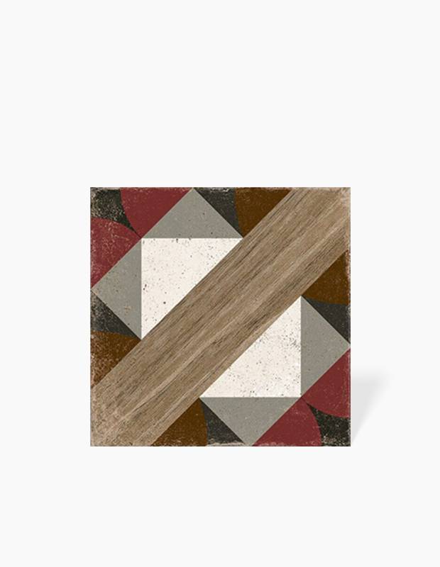 CARRELAGE AGEAUD ROUGE IMITATION CIMENT 22.5X22.5 MK2305028 - COMPTOIR ...