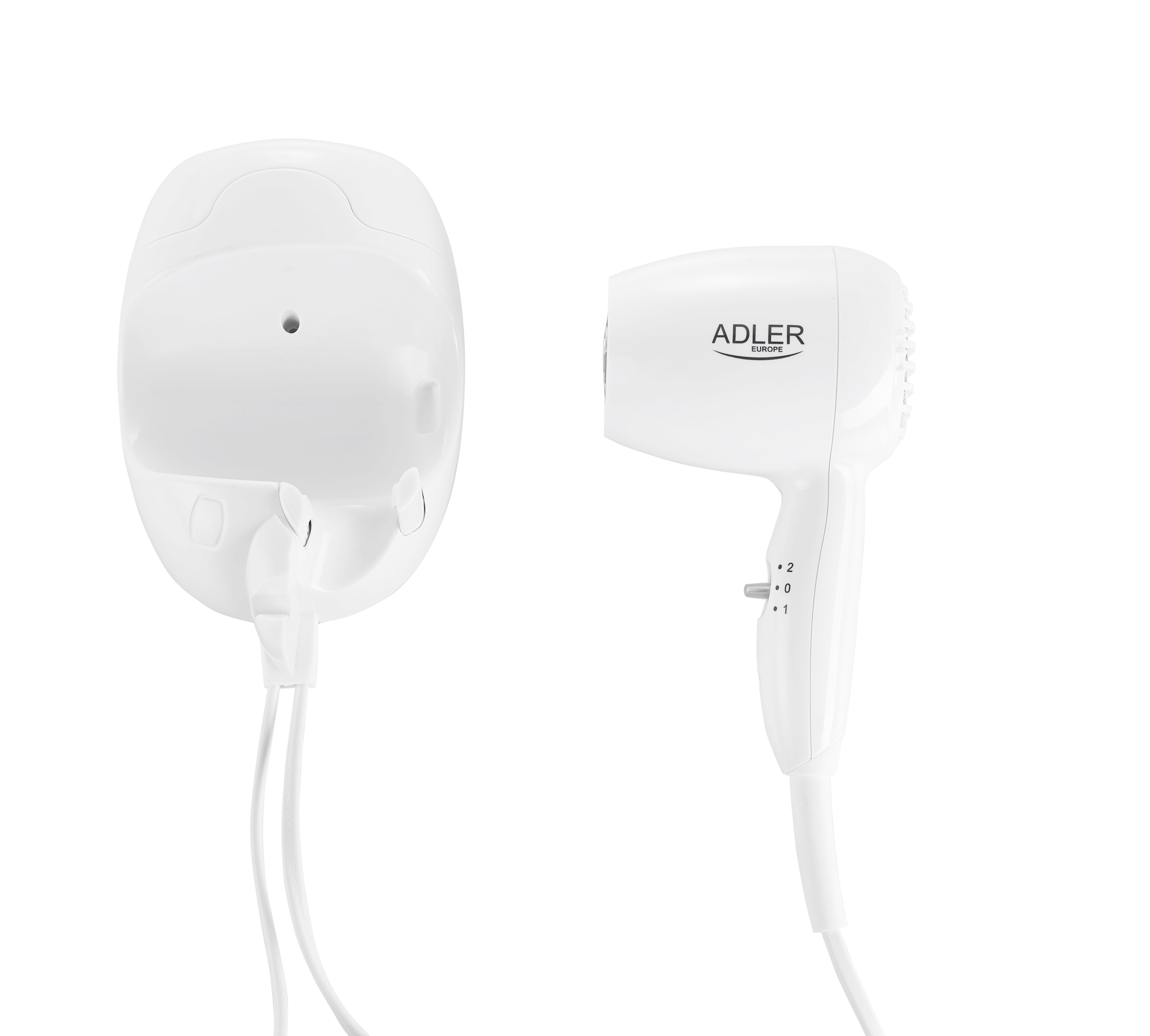 Adler AD 2252 Sèche-cheveux 1600W Murale pour Hôtels et Piscines ...