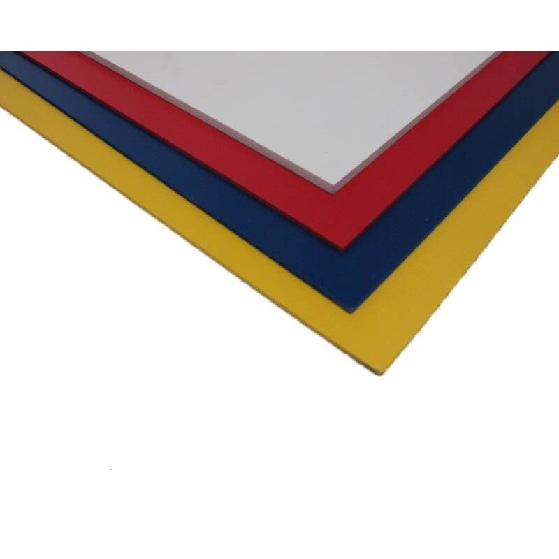 Plaque PVC expansé couleur Rouge, E : 5 mm, l : 50 cm, L : 100 cm ...