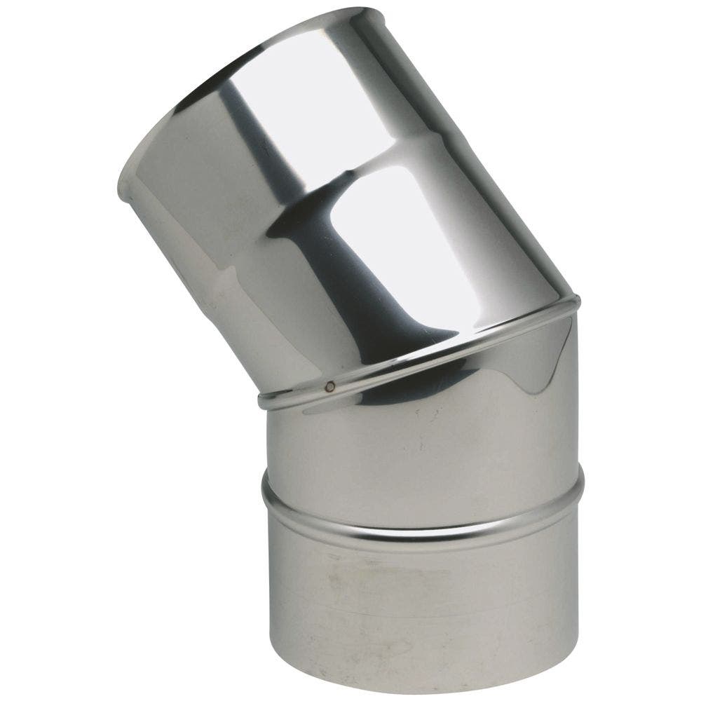 Coude br45° 2part inox 304 180 | Bricoman