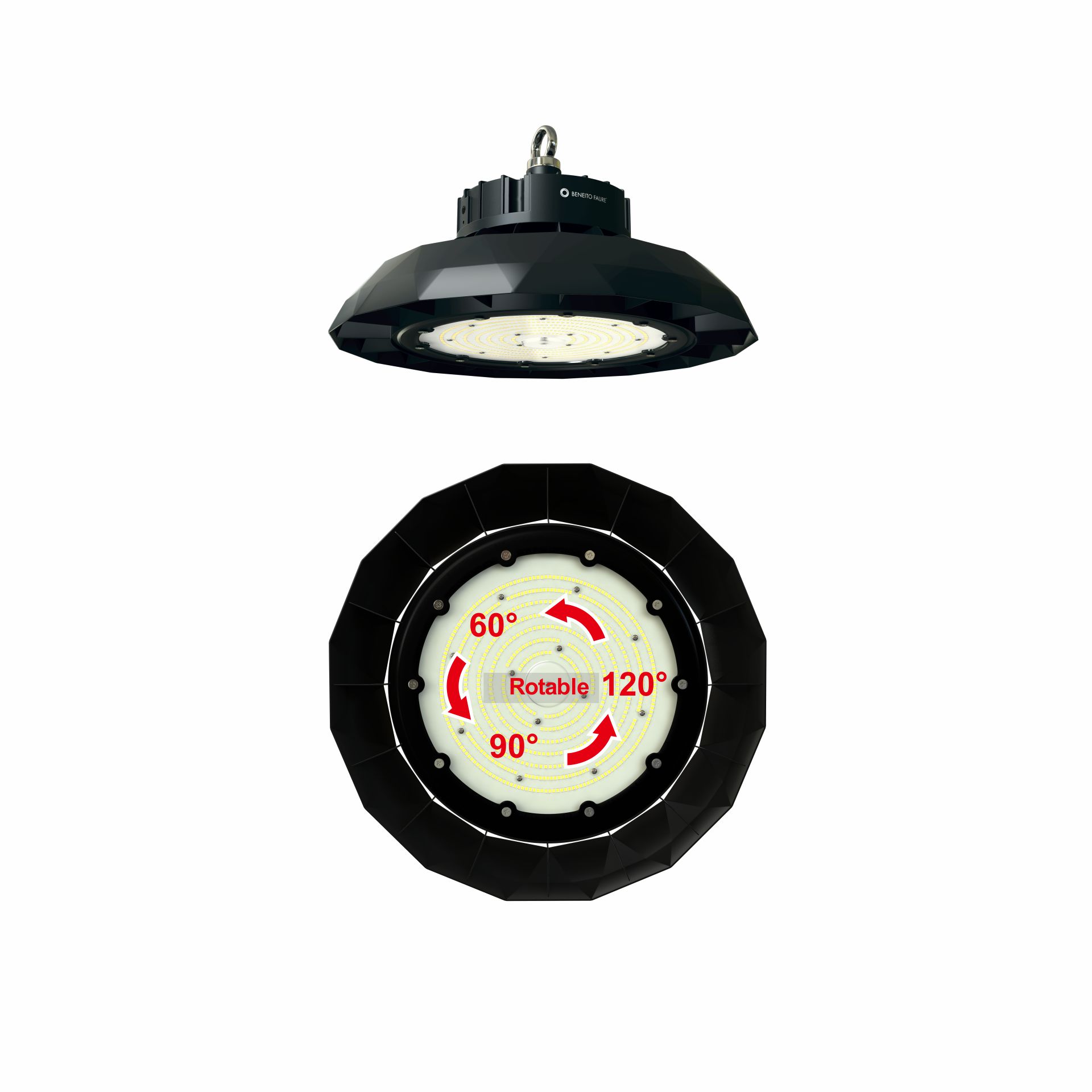 Lámpara LED industrial UFO 200W y 32000 lumen 5000K | Leroy Merlin