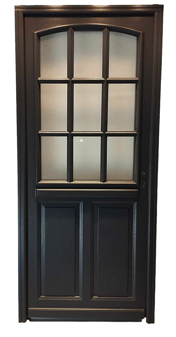 Porta d'ingresso in legno Exo Modello 'Alicia' 215X80 Tavola laterale ...