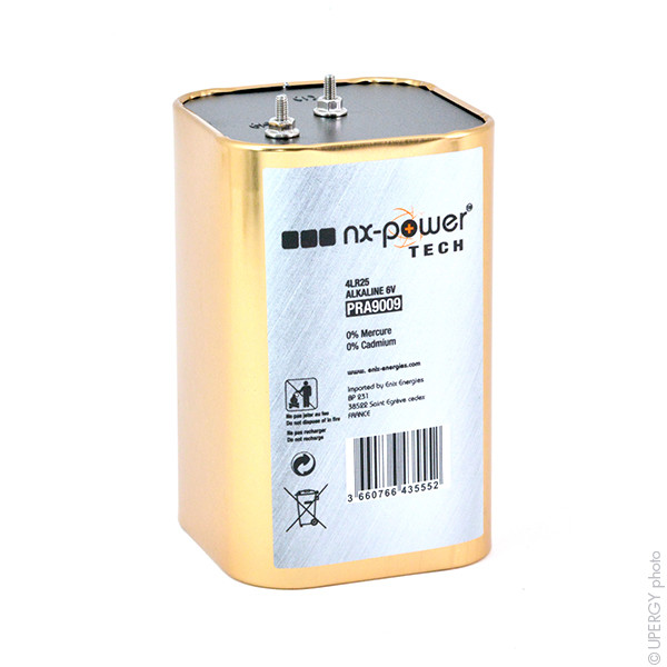 NX - Pile alcaline 4LR25P Nx-Power Tech Métal 6V 15Ah | Leroy Merlin
