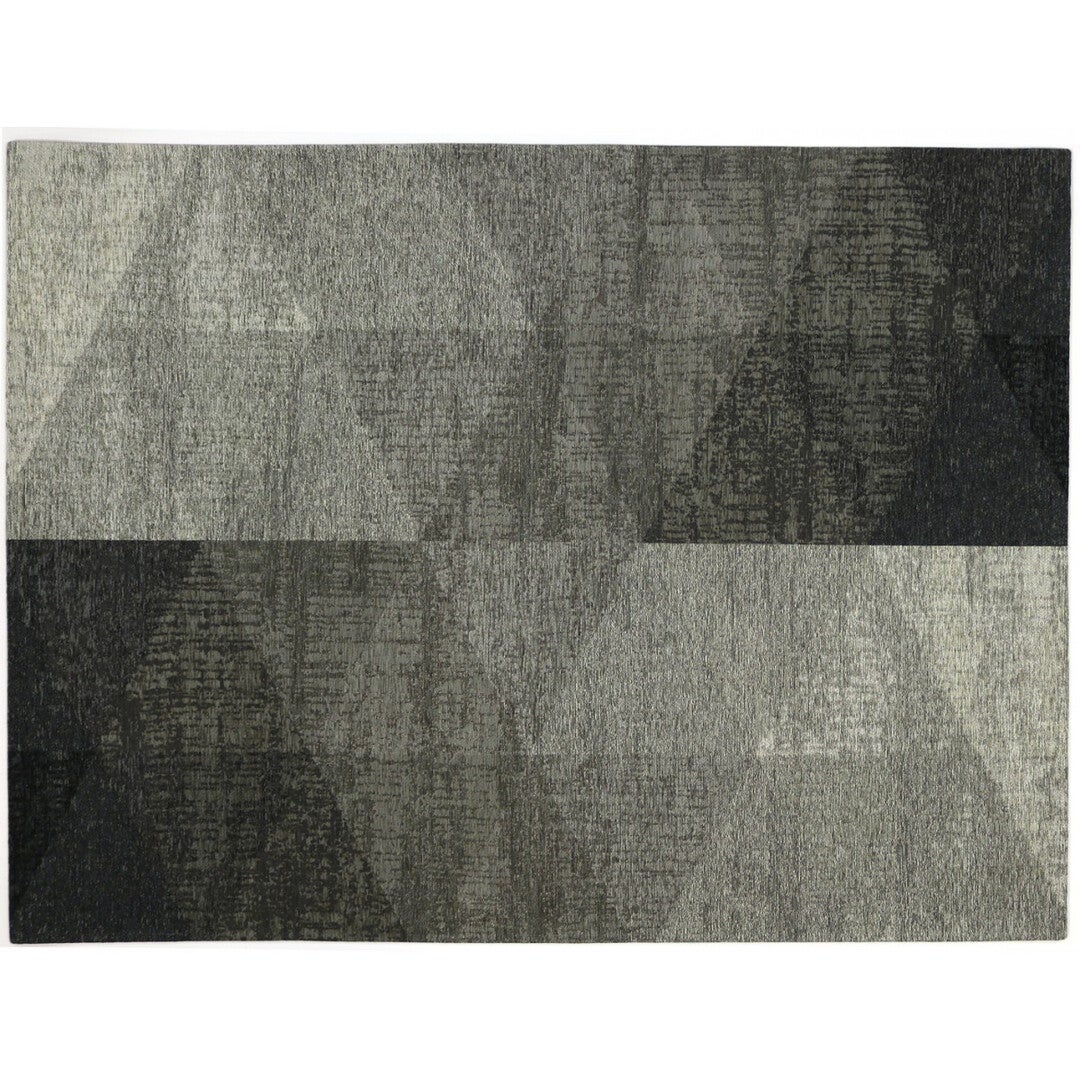 Tapis géométrique design en viscose Argenté 200x300 NIKA | Leroy Merlin