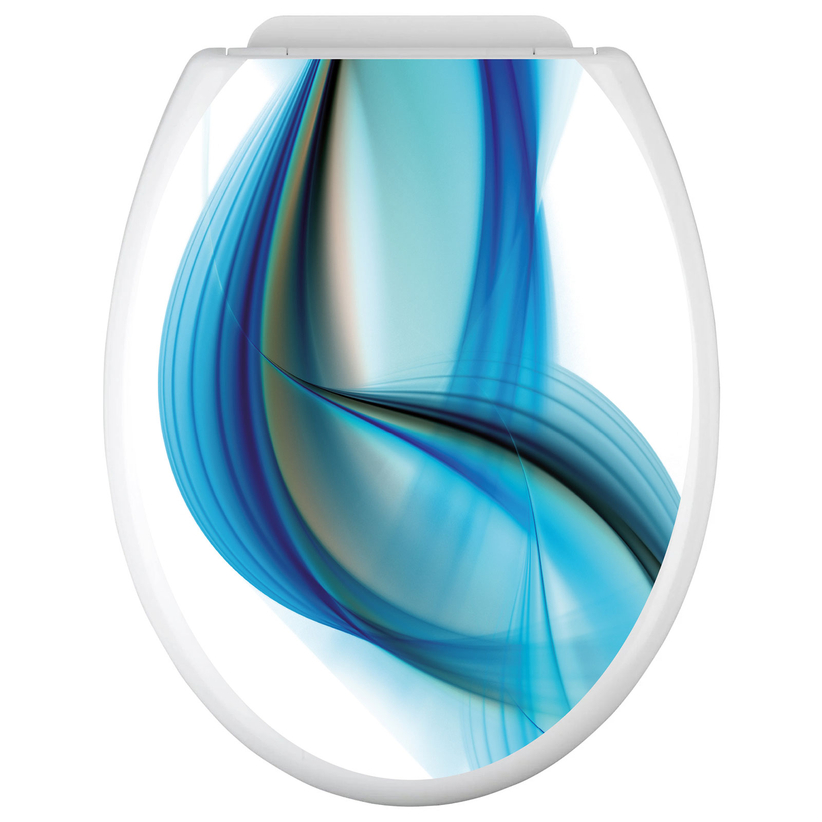 Stickers Abattant WC - Motif graphique - Adhésif + Protection MATE ...