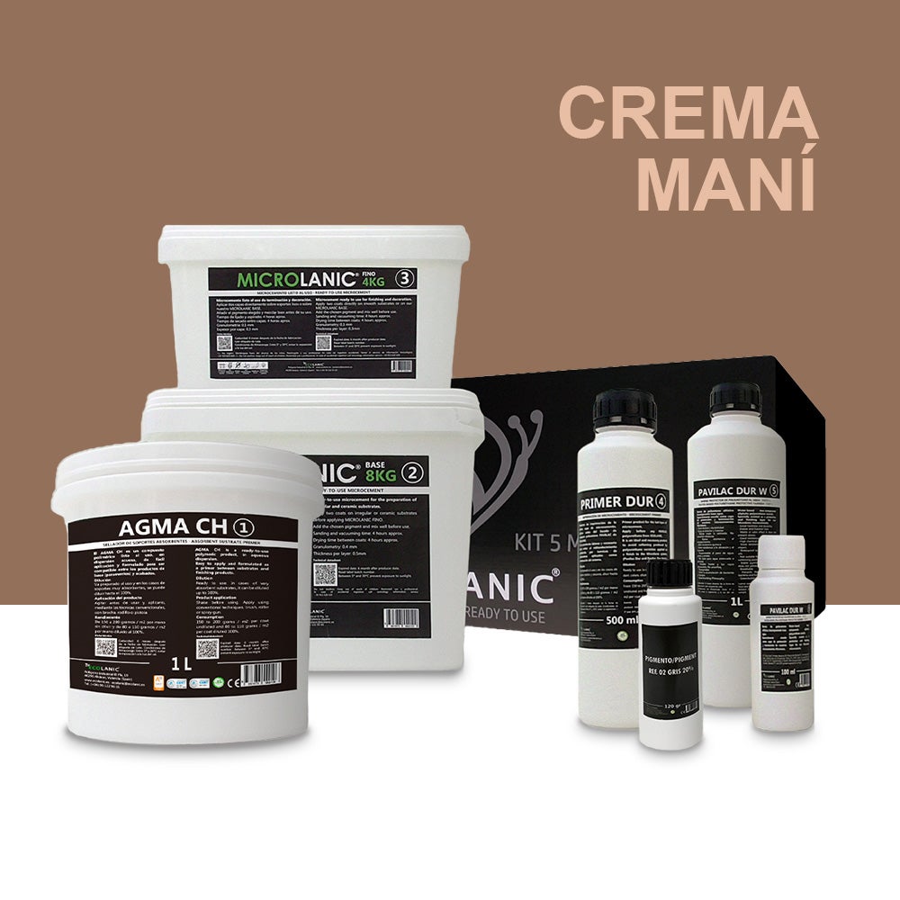 MICROLANIC KIT MICROCEMENTO 5M² SAR Especial para superficies ...