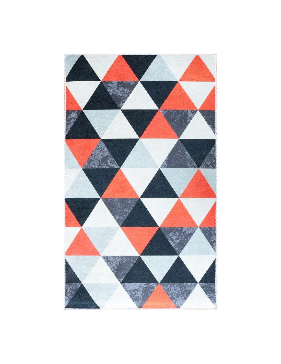 Tapis de salon TRIANGLE Rouge - 200x290cm | Leroy Merlin