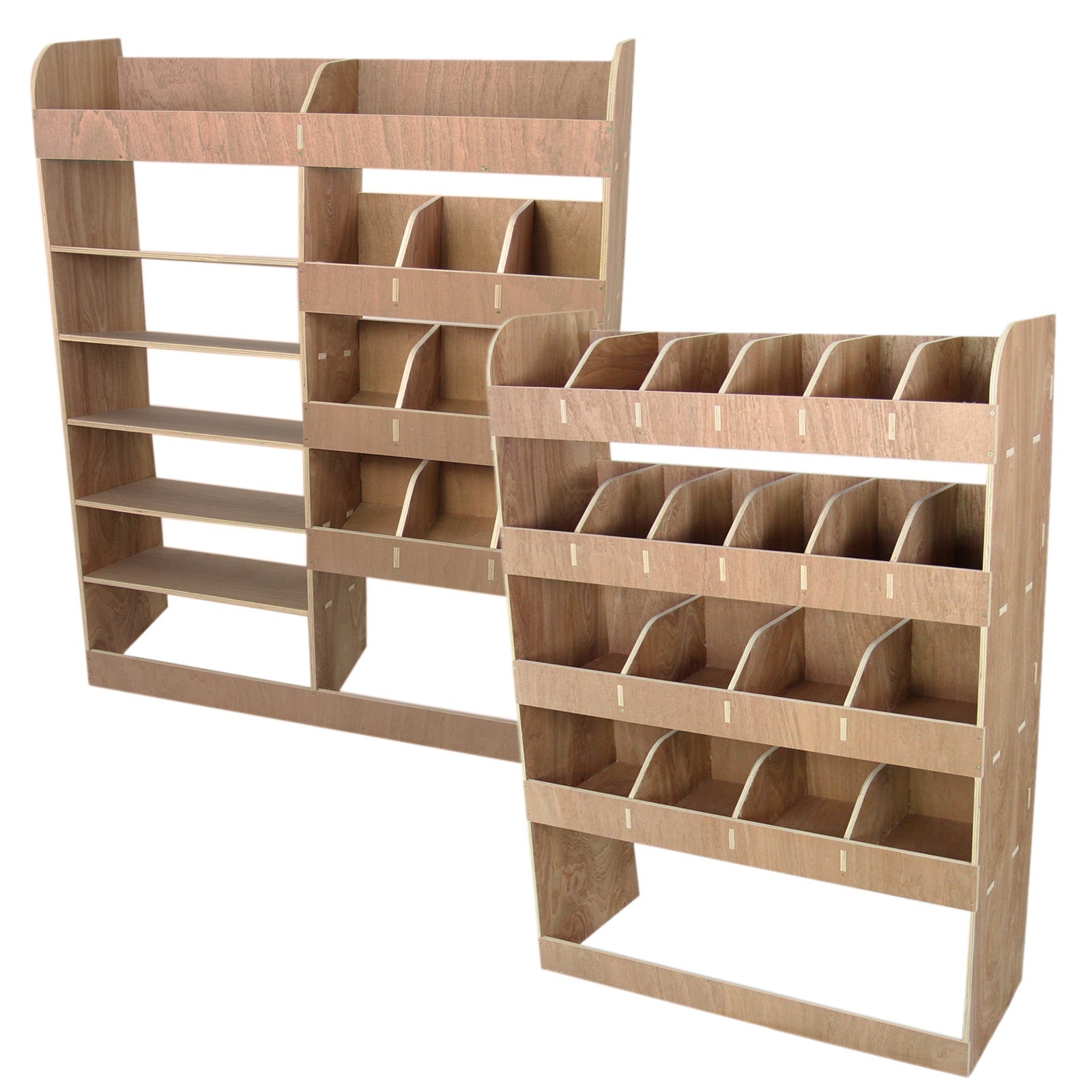 2 Estanterías Madera de Furgoneta Vauxhall Vivaro SWB L1 Van Racking ...