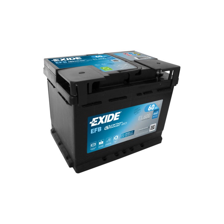 BATTERIE EFB EXIDE EL600 12V 60AH 640A | Leroy Merlin