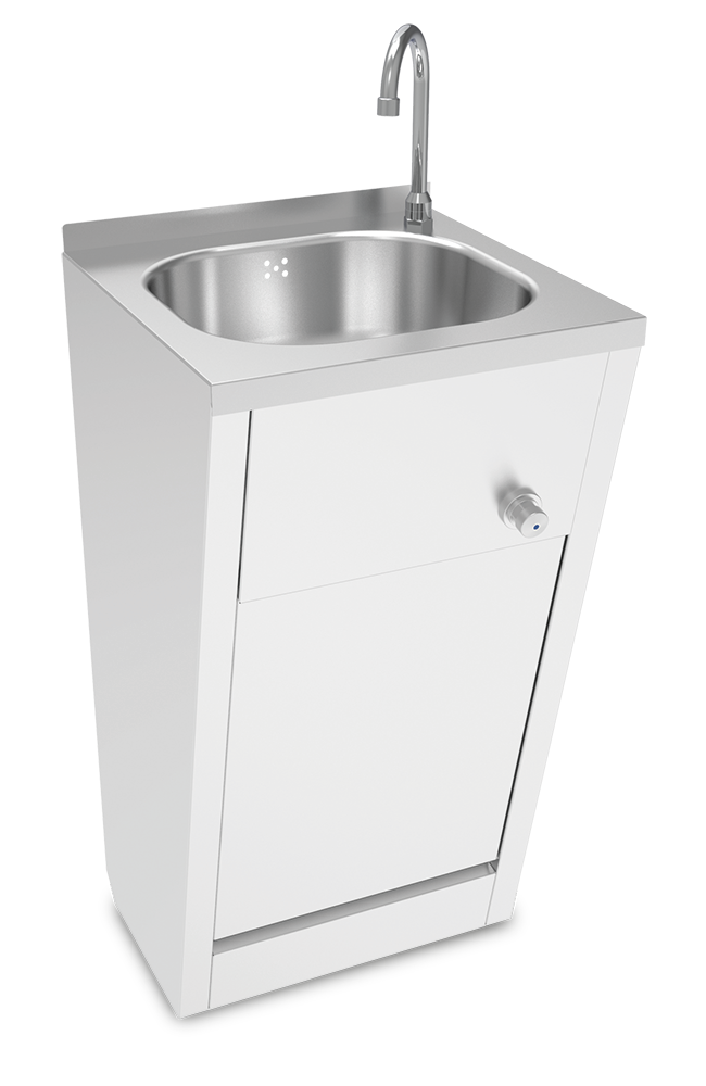 FRICOSMOS-Bassin à genoux avec eau chaude et froide 450x450x850 mm ...