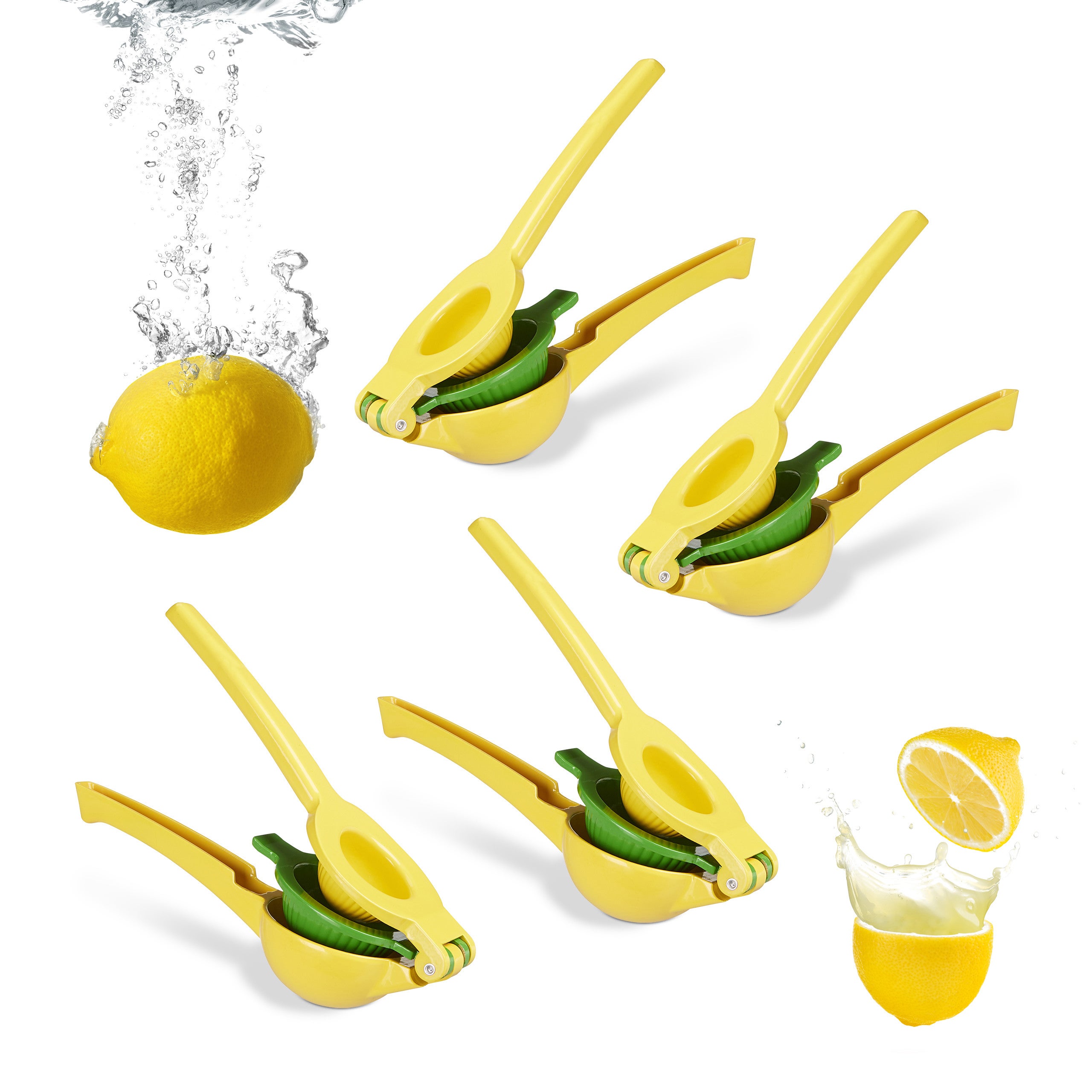 Presse citron manuel, lot de 4, presse agrumes 2 en 1 pour citron et ...