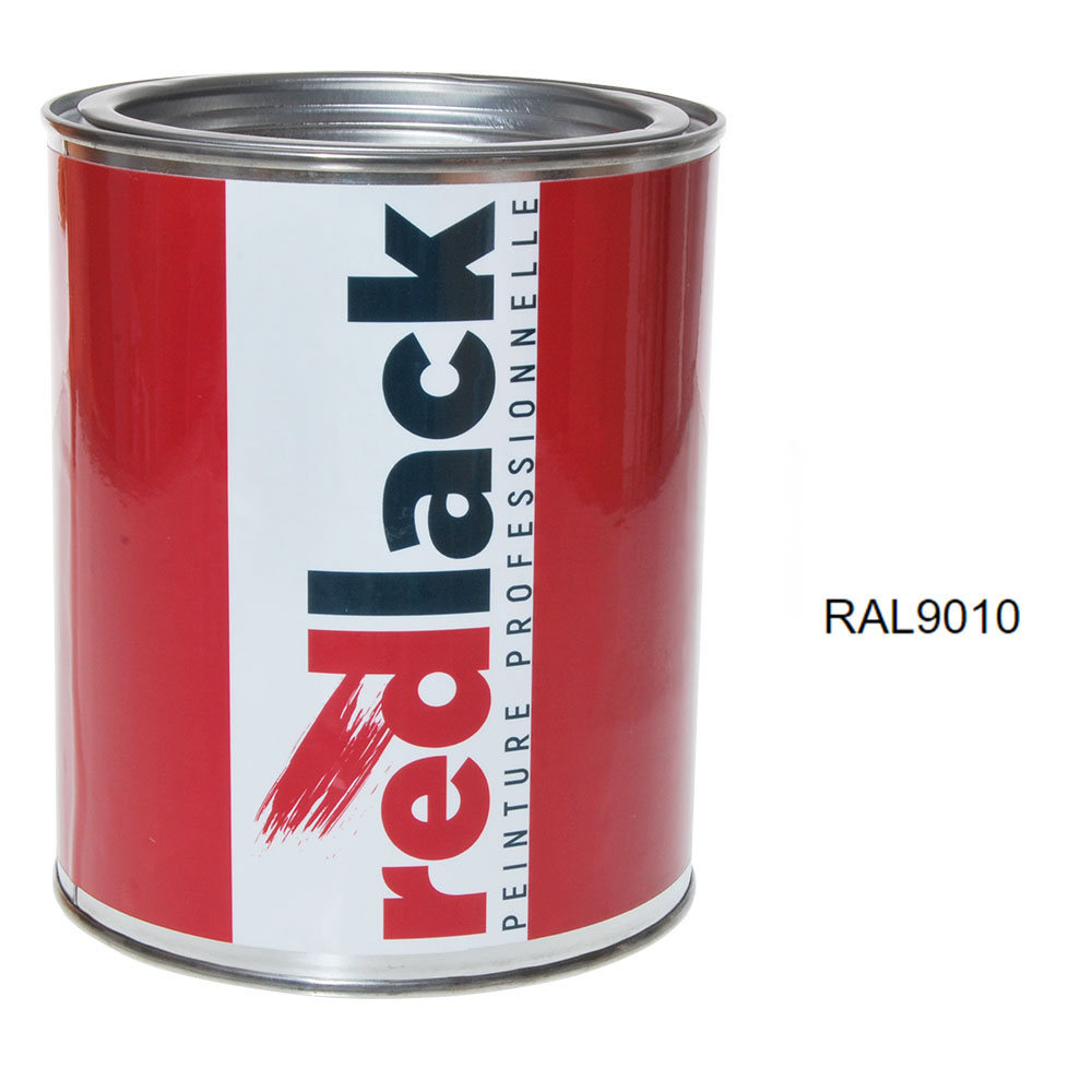 Bote de 1L de pintura – RAL 9010 Blanco Puro – Brillo – para múltiples ...