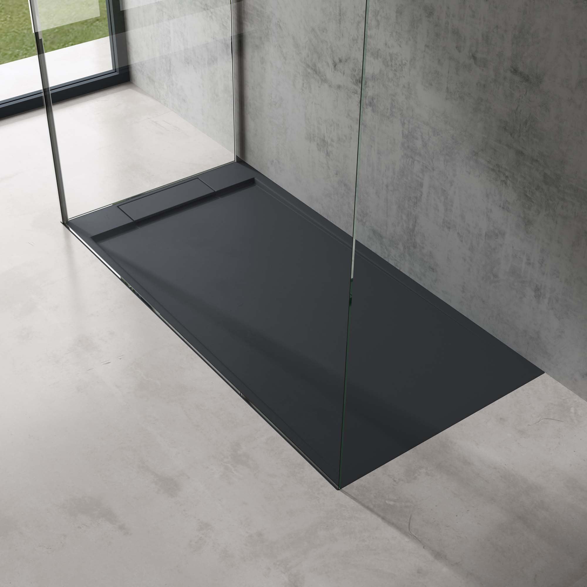 Doporro Receveur de Douche Design Ultra Plat 4 cm Bac à Douche ...