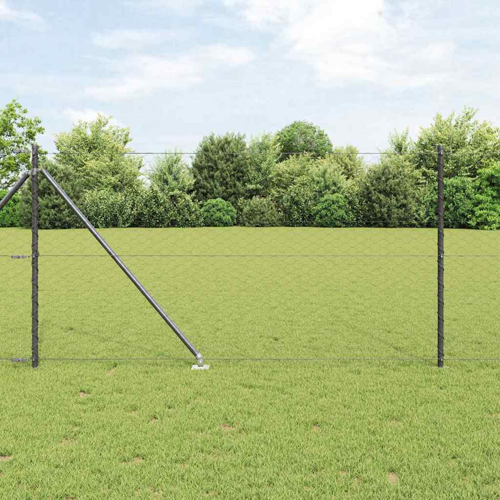 Valla de alambre soldado con picos 25 x 1 m (A x H) vidaXL | Leroy Merlin