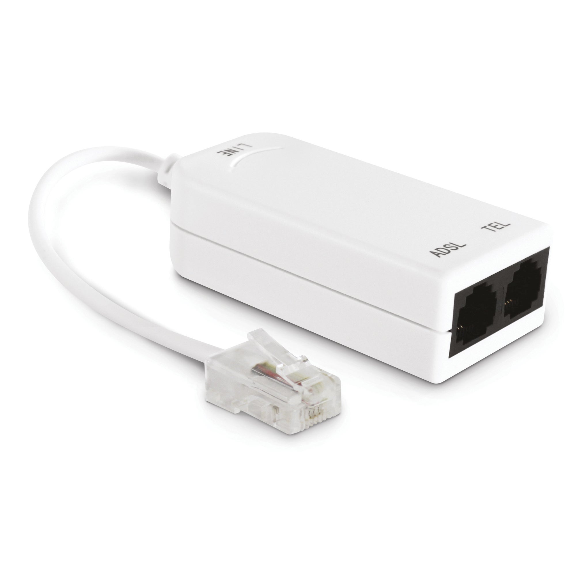 Filtre ADSL avec prise réseau RJ 45 - Extel - 622124 | Leroy Merlin