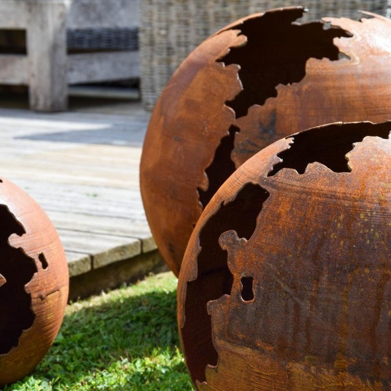 Decoration Jardin Metal Rouille