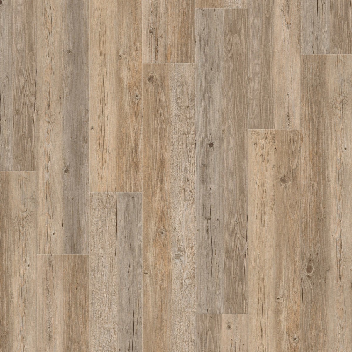 Sol PVC imitation parquet chêne rustique brun Lame PVC à coller couche ...