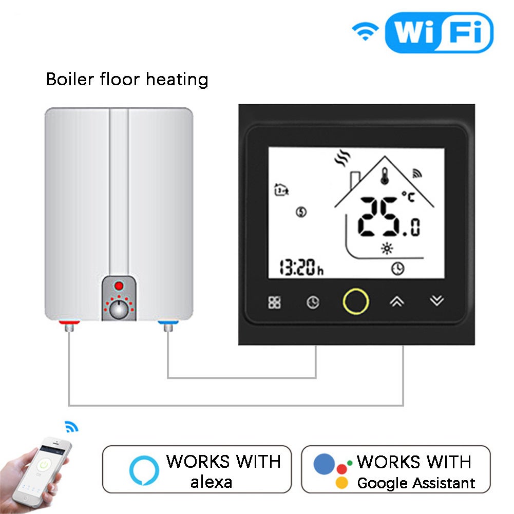 Thermostat intelligent pour maison connectée, programmable, contrôlé ...