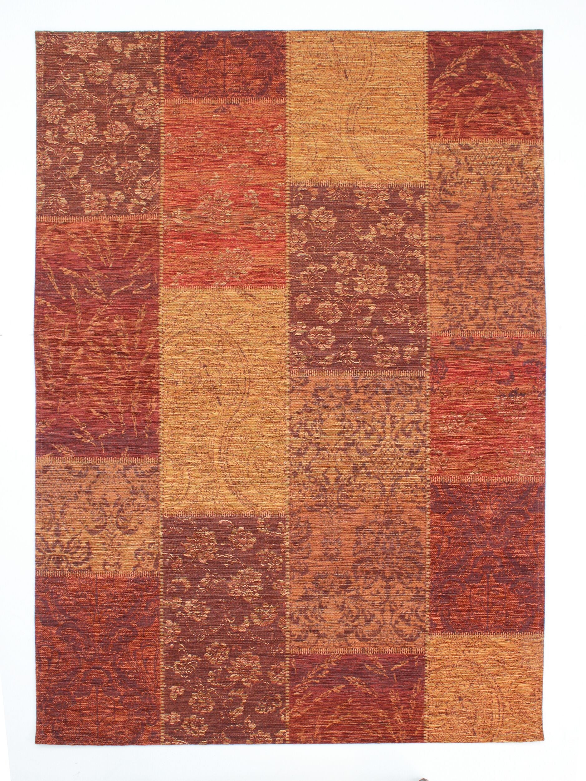Tapis terracotta PATCHWORK | Leroy Merlin