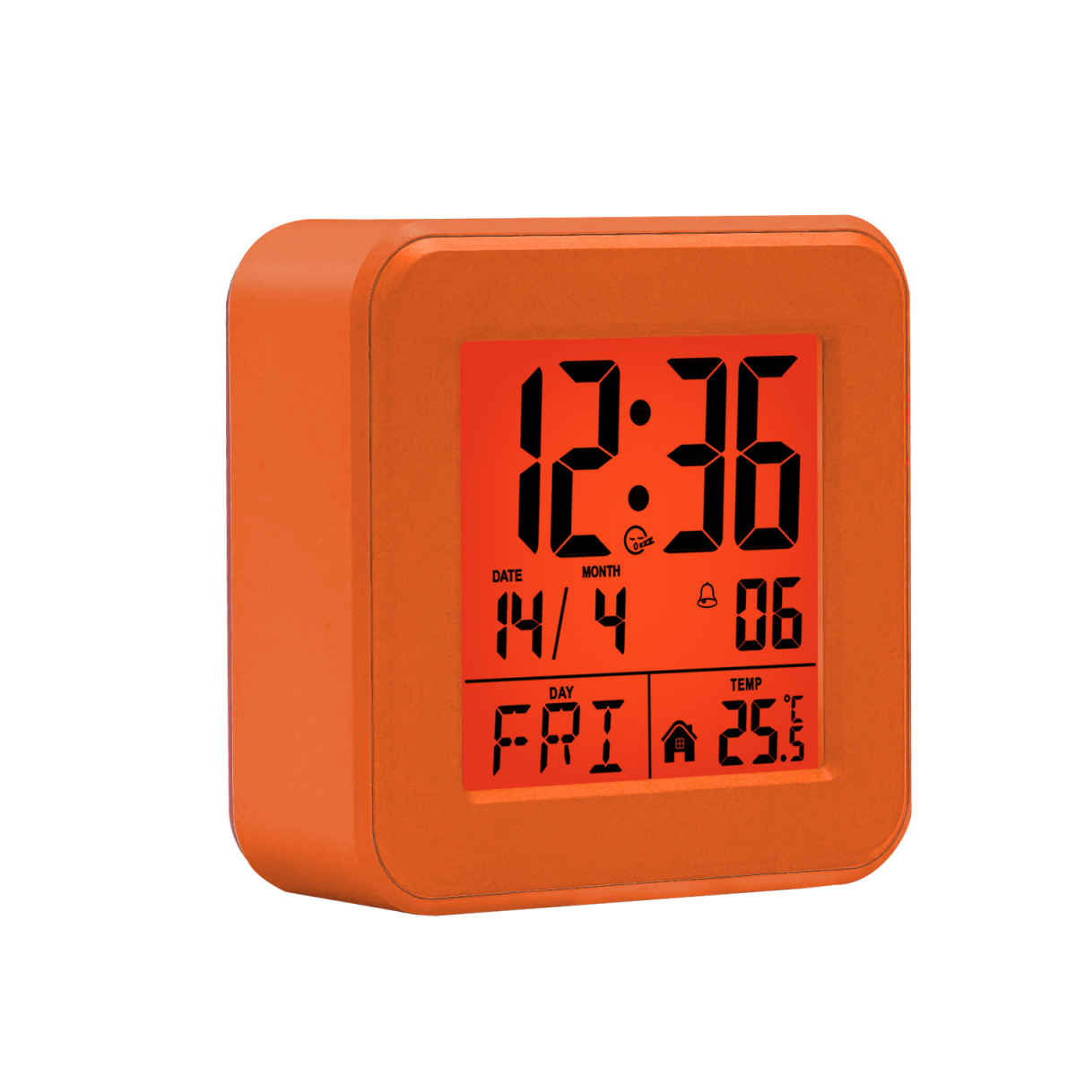 Reloj digital LED con ajuste manual, temperatura, fecha, alarma potente ...