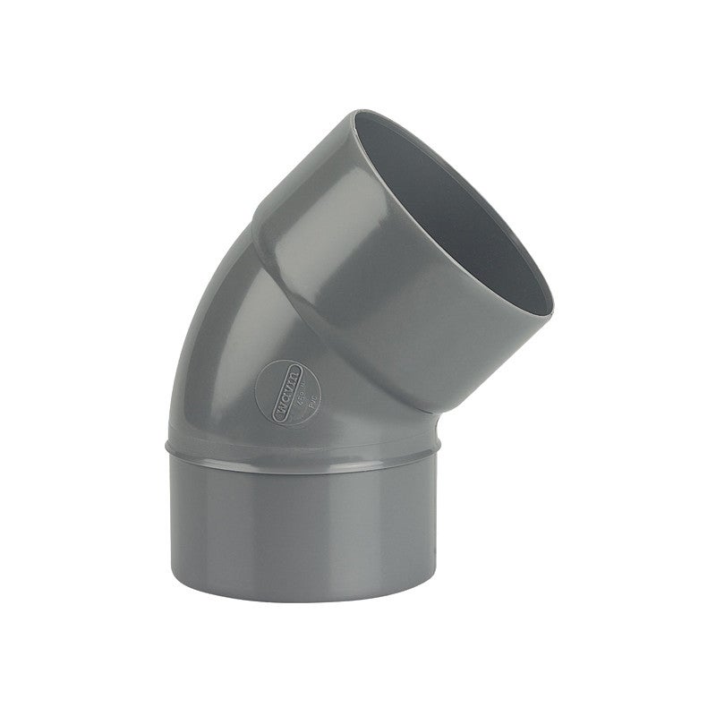 Coude PVC Mâle Femelle 45° D110 - WAVIN - 3026220 | Leroy Merlin